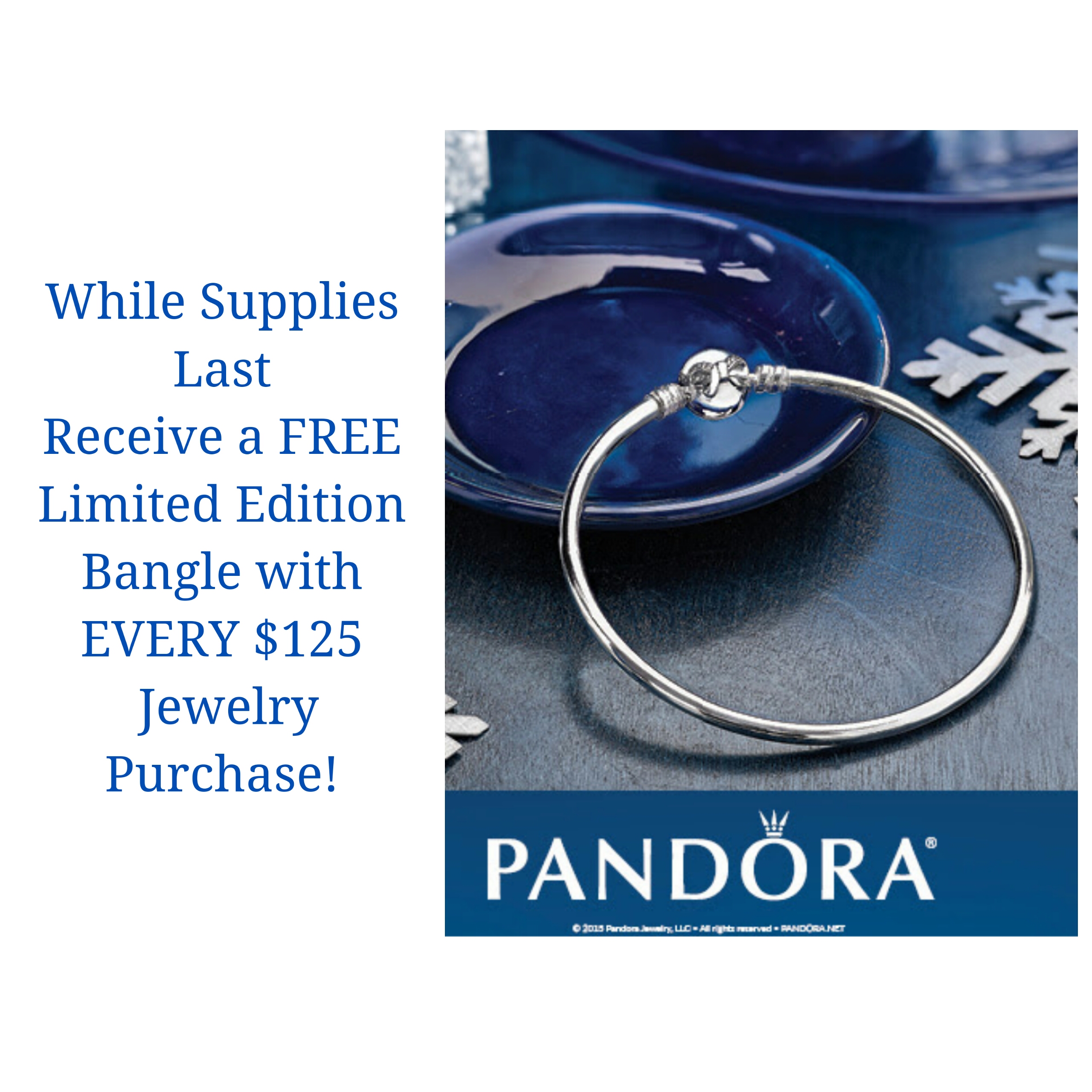 Free Limited Edition Pandora Bangle Promotion! – Suga Lifestyle